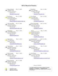 Trustee list – 2024 – Manitowoc-Calumet Library System